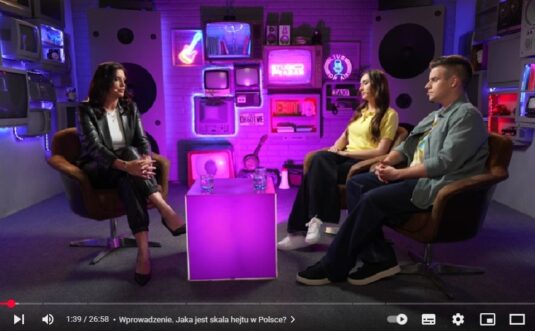 Rozmowa Ilony Adamskiej o kampanii „NIE HEJTUJĘ – MOTYWUJĘ” w STUDIO RABAN dostępna już na ...